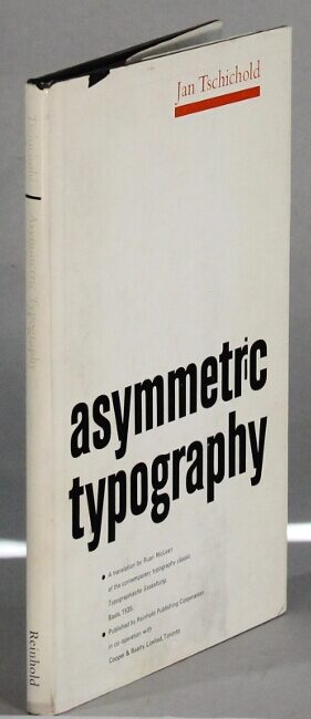 Asymmetric typography | Jan Tschichold